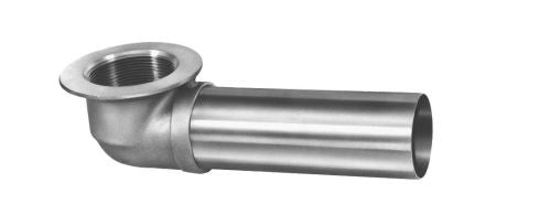 1-3/8*TUB WASTE SHOE COMPLETE BRASS W/22ga TUBE & STRAINER