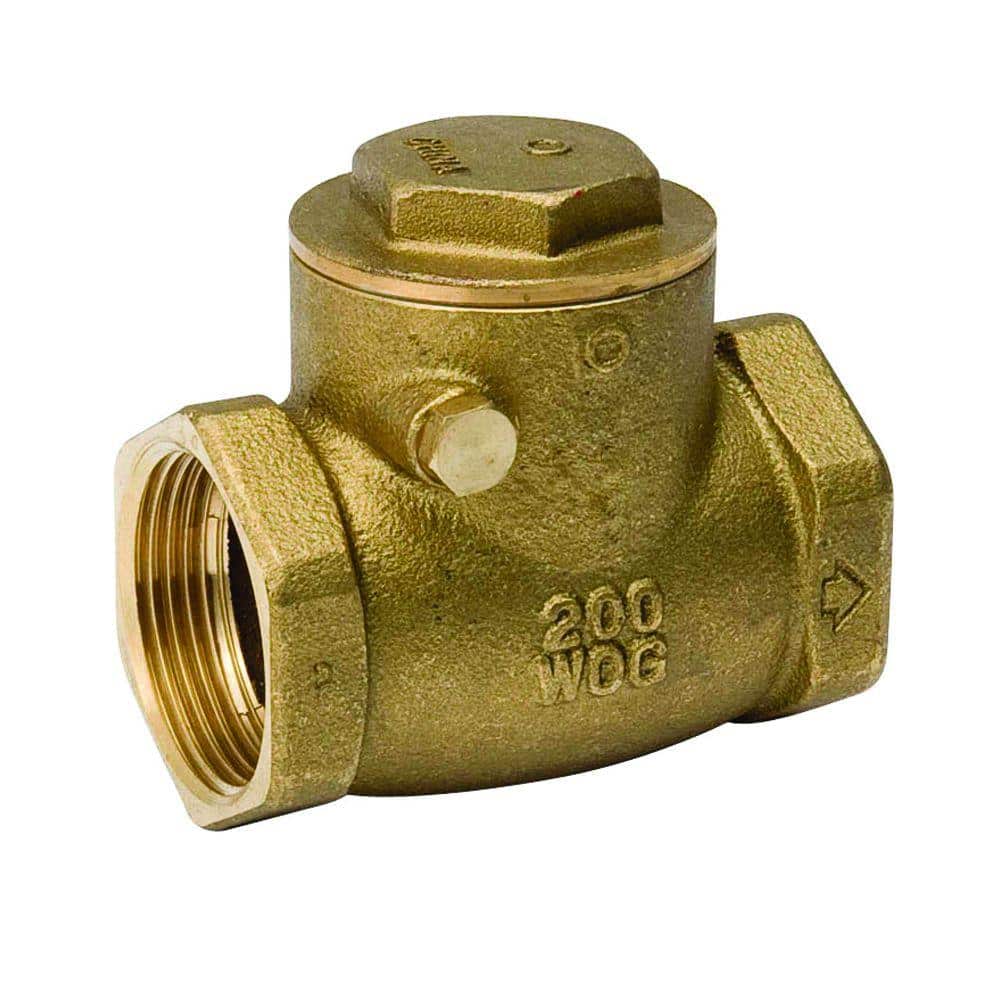 1/2*THR SWING CHECK VALVE 150#WOG BRASS SWEAT CONNECT