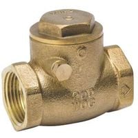 1-1/2* THR SWING CHECK VALVE 150# WOG BRASS SWEAT CONNECT