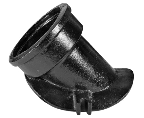 4x4*CI SADDLE WYE FITTING CASY IRON HUB W/U-BOLTS