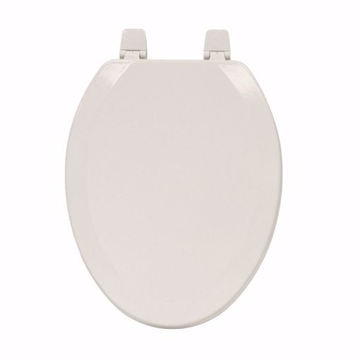 WH DELUXE CLOSED FRONT ELONG ELONGATED WOOD SEAT W/COVER