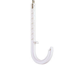 3*WHT ABS J-HOOK W/NAILS DWV HANG TUFF W/LOCK FINGER
