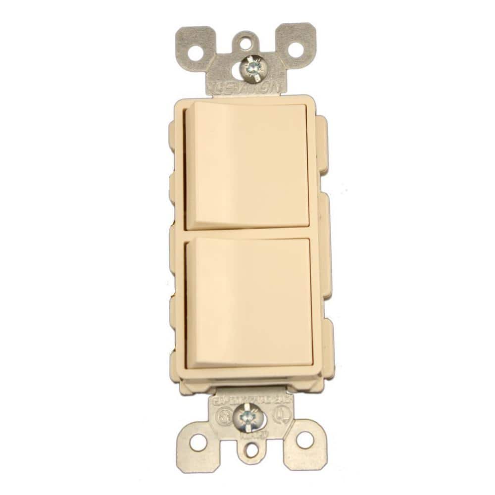 2-3w LA DECORA SWITCHES-1 GANG15a/LT ALMOND/COMMERICAIL