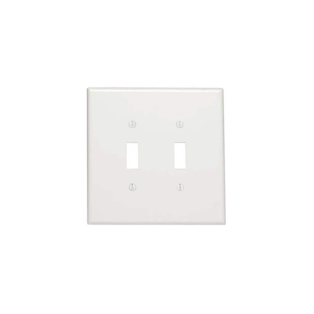 2g WH JUMBO SWITCH/THERMOSET WHITE/TOGGLE SWITCH