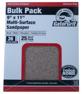 9"x11"36C SANDPAPER 25PK.