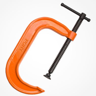 6" C CLAMP-CRD