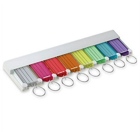 6 ASST KEY TAG RACK-WHITE 5/25 HOLDS 6 #60502 KEY TAGS