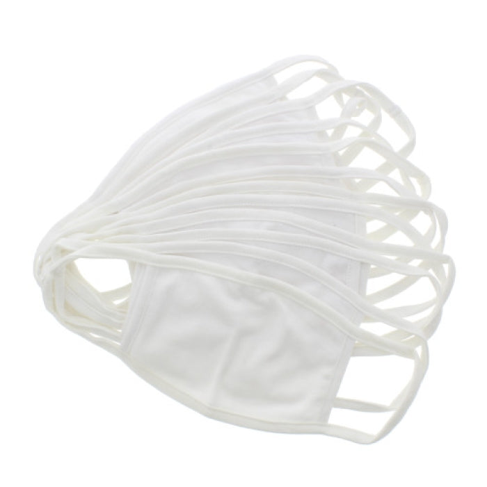WHITE COTTON MASK