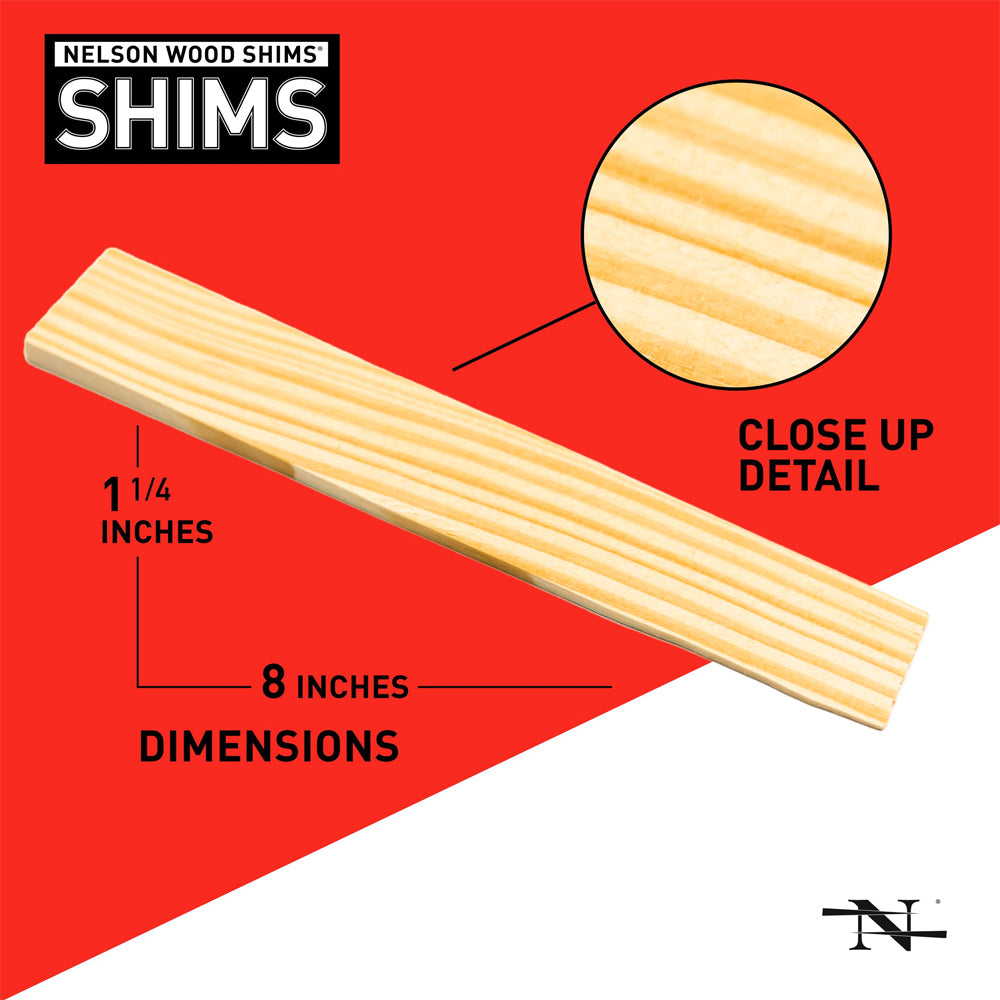12pc WOOD SHIMS 65 CASES PER PALLET