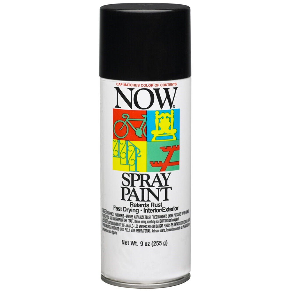 9oz GLOSS BLACK SPRAY PAINT