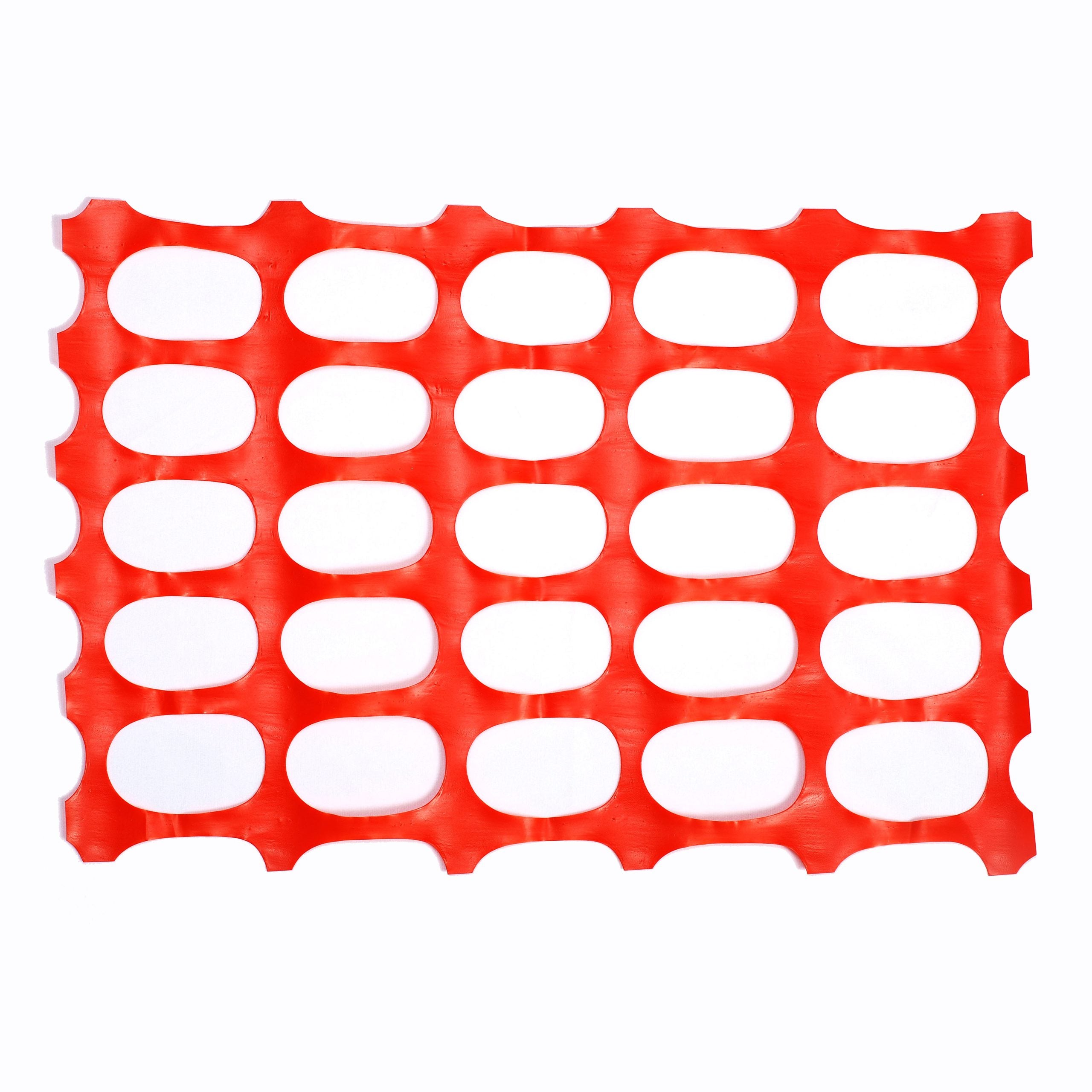 SAFETY FENCING 4x100 ORANGE OVAL PATTERN