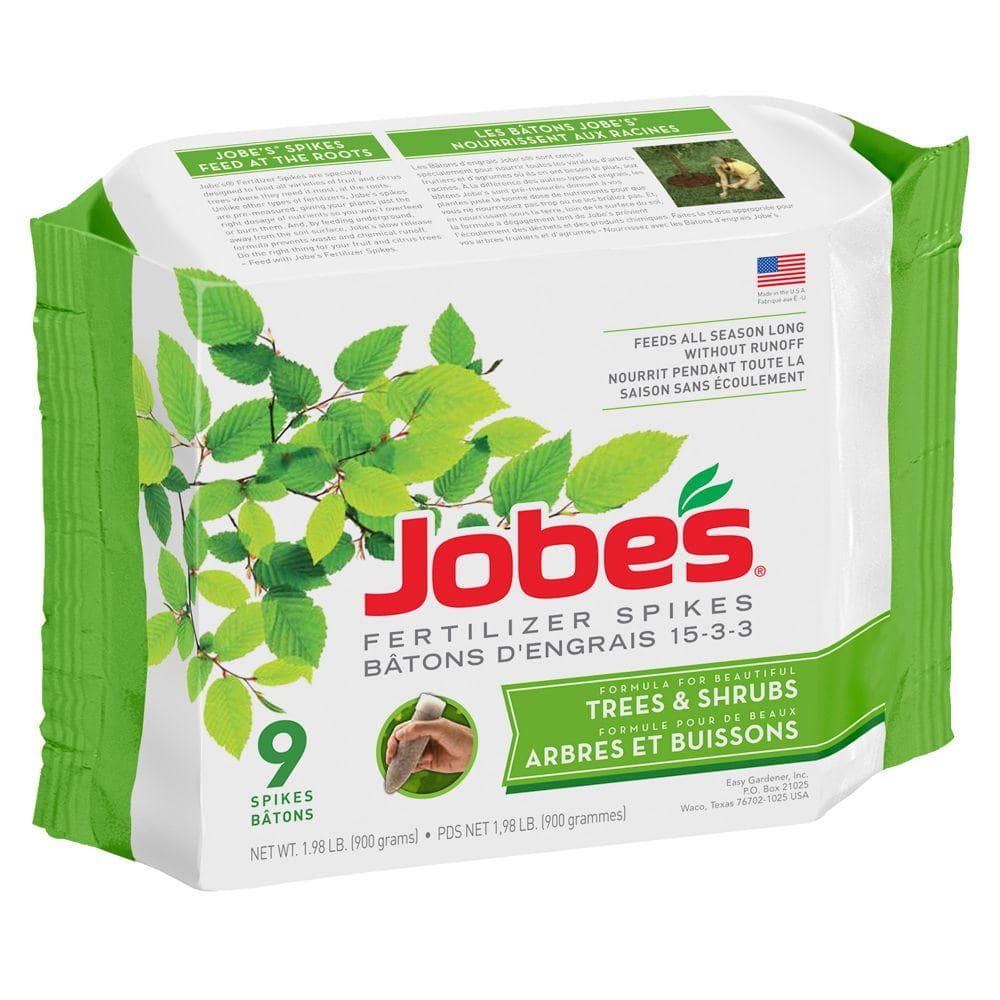 9PK JOBES TREE & SHRUBS SPIKES