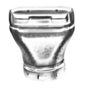 4*RD TO OVAL ADAPTER B-VENT